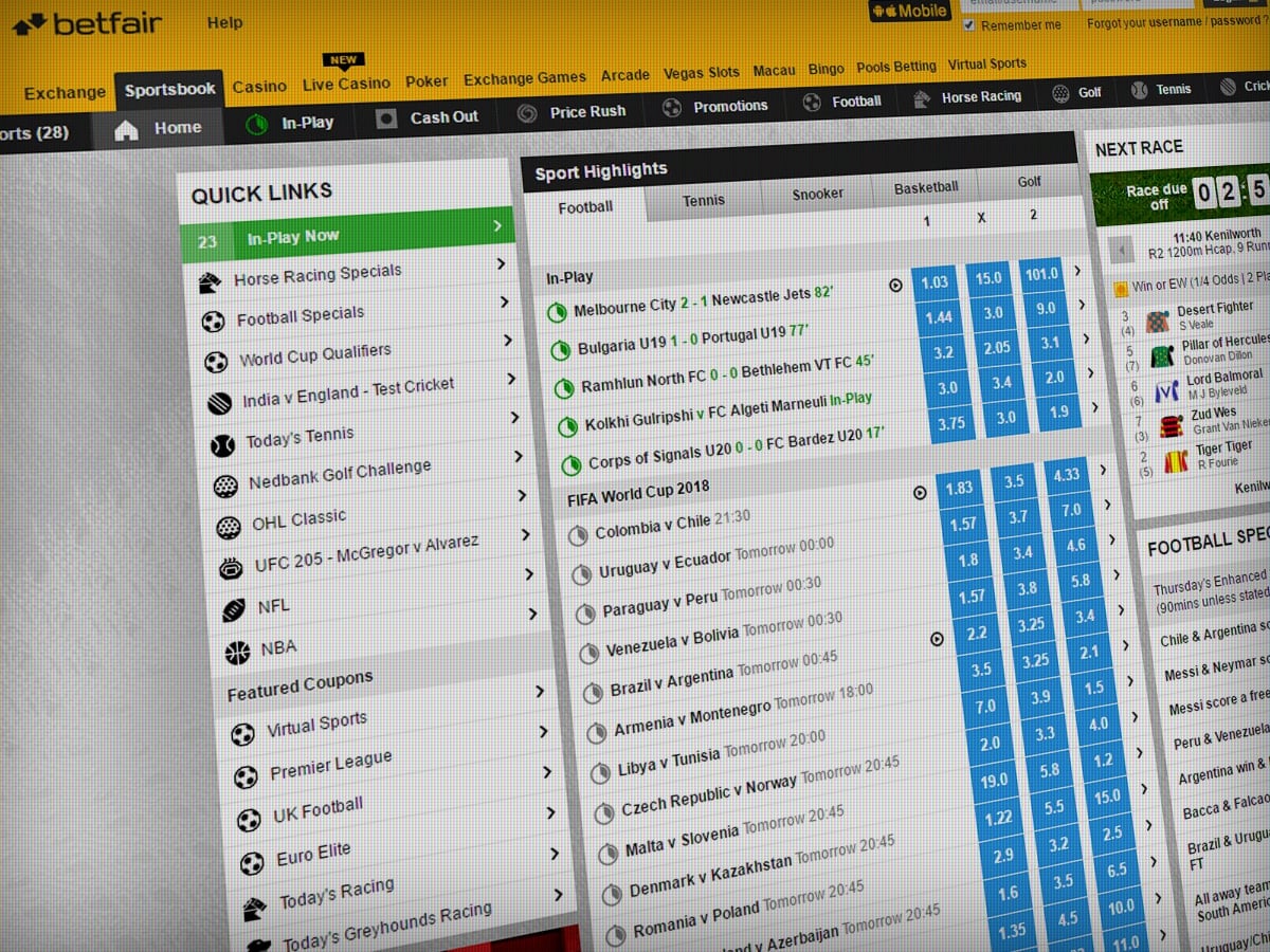 Betfair Sportsbook Anmeldelse | 1.000 kr. i bonus | Tårnhøje odds